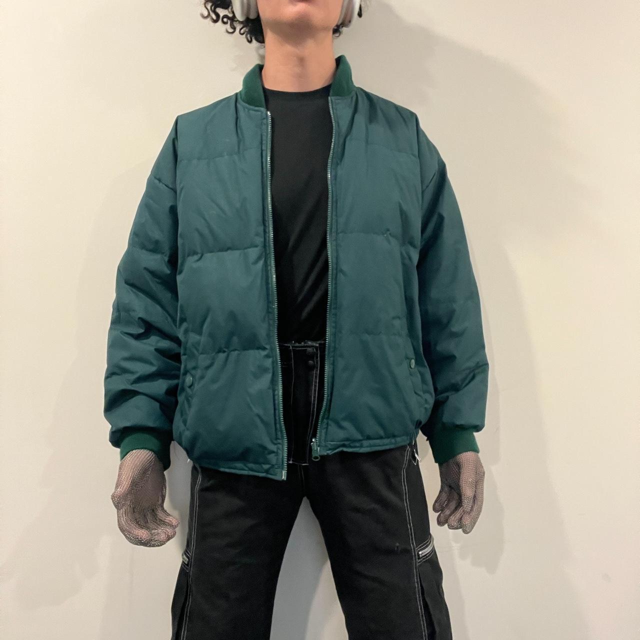 Aviator international green puffer jacket #aviator... - Depop