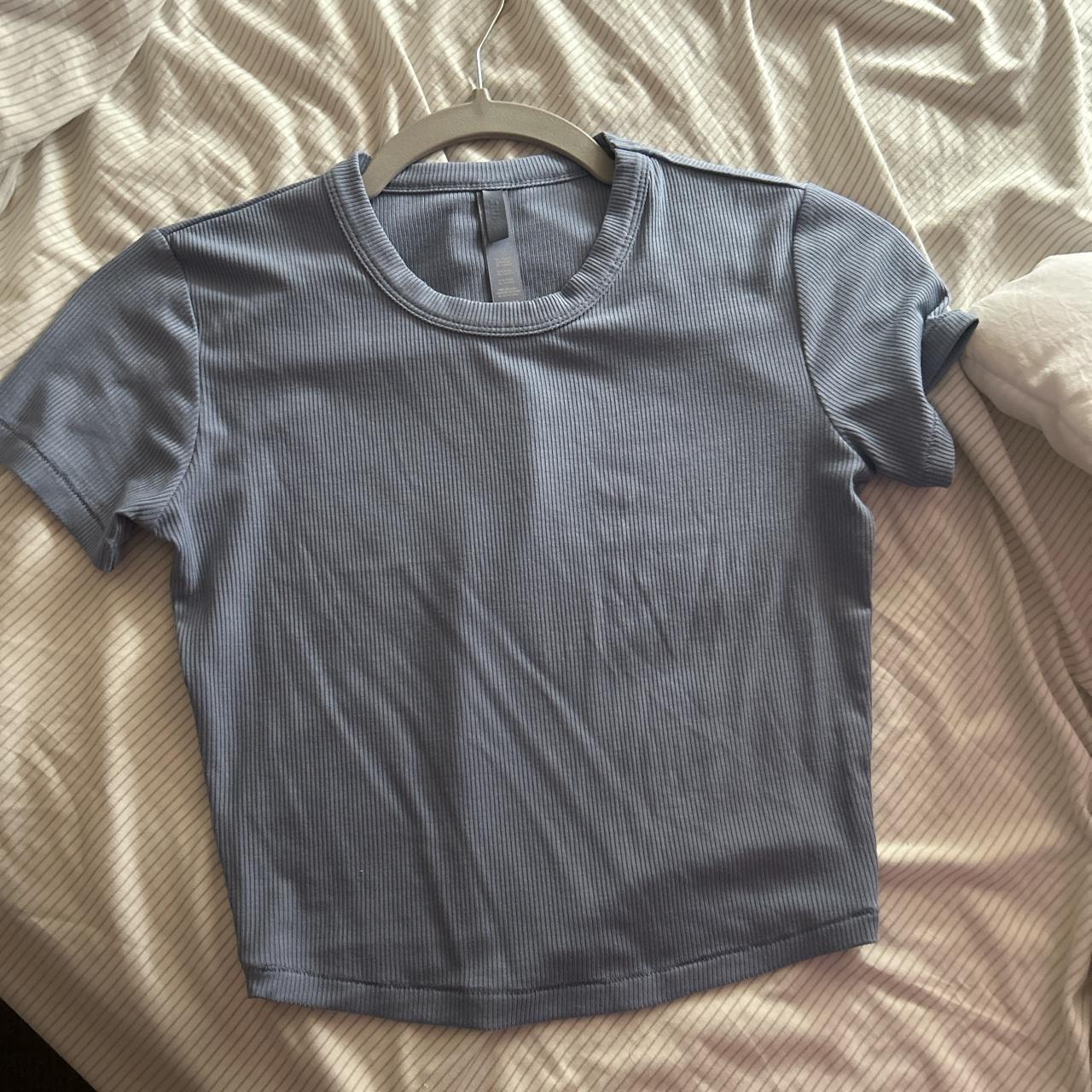 light blue skims tshirt - Depop