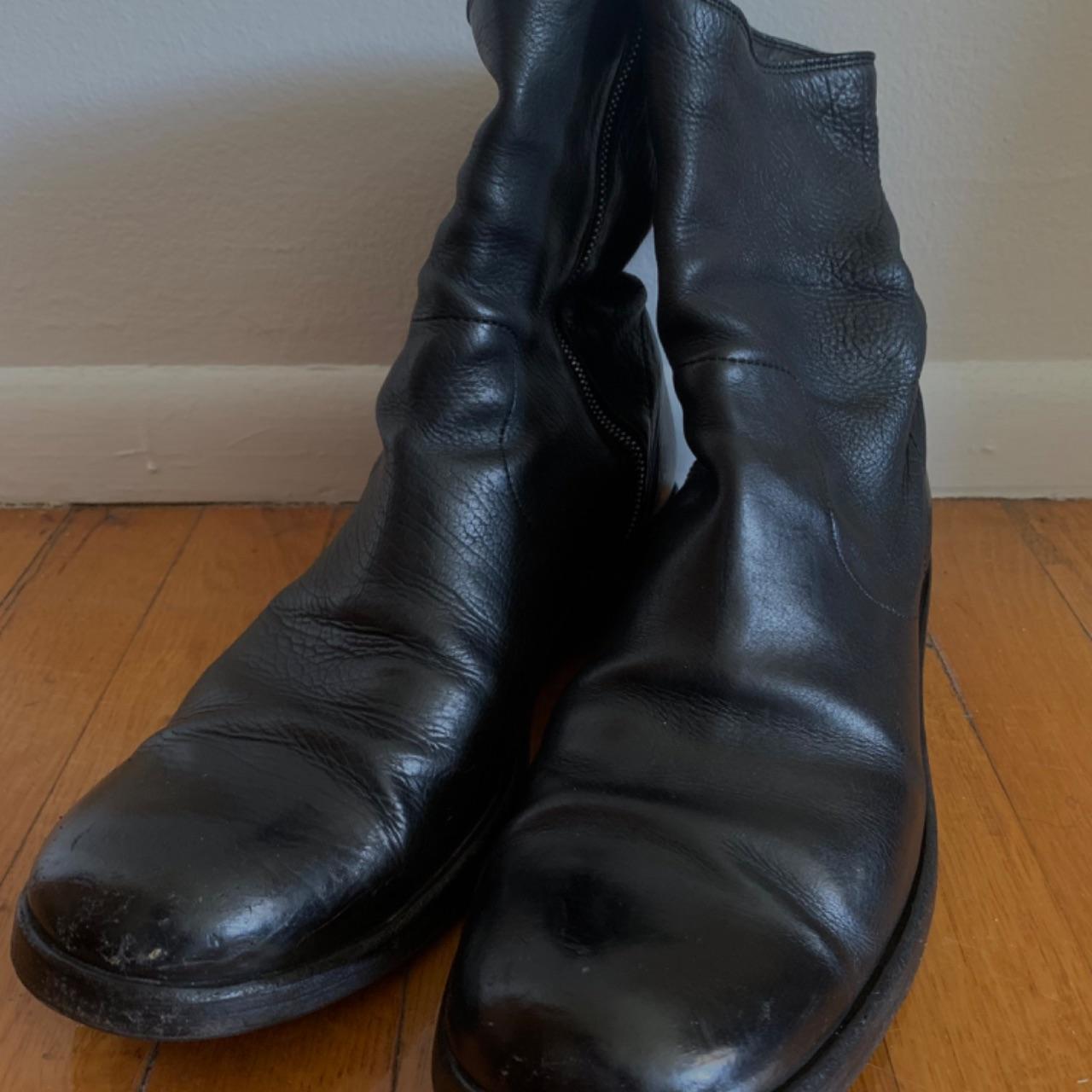 Isamu Katayama Backlash Side Zip Boots DM First Send... - Depop