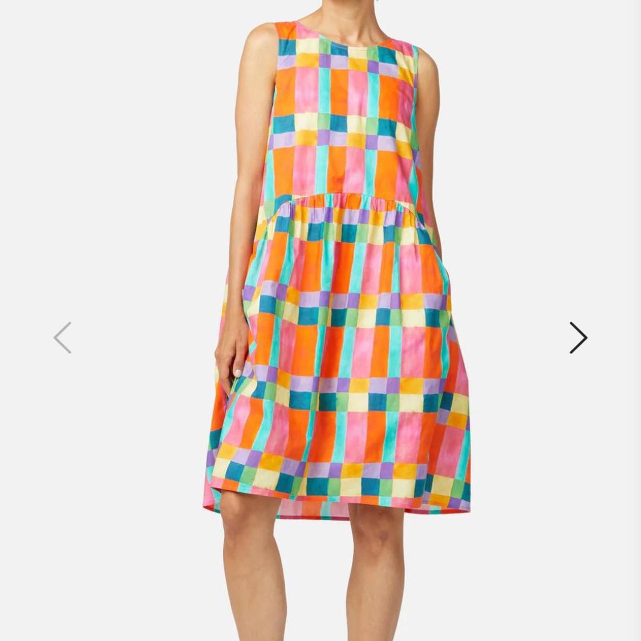 Gorman picnic check tulip dress. New with tags.... - Depop