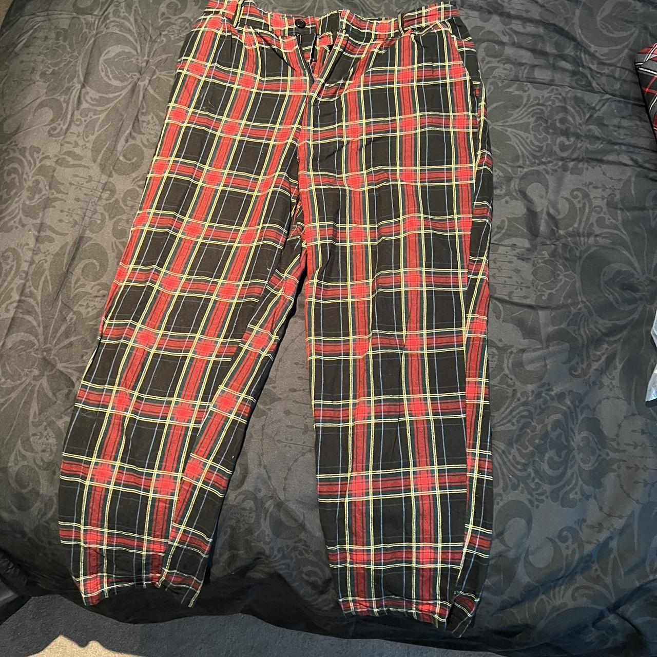 Factorie size 12 plaid pants - repop GUC - they... - Depop