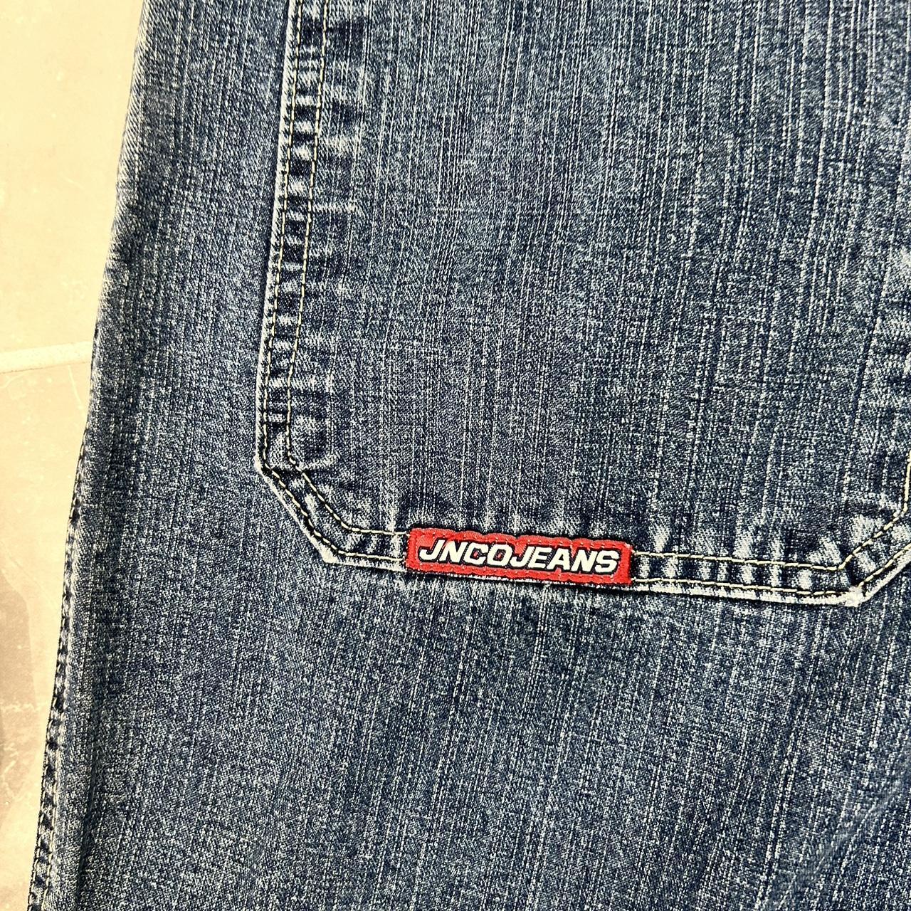 Vintage Jnco Jeans Tribal Devil Script Logo 32x30... - Depop