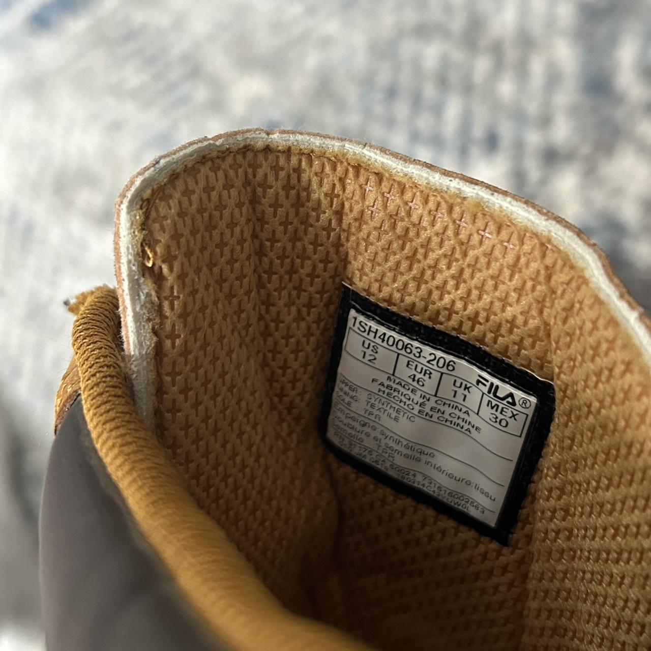 Timberland Boots - these are fila, tagged timbs for... - Depop