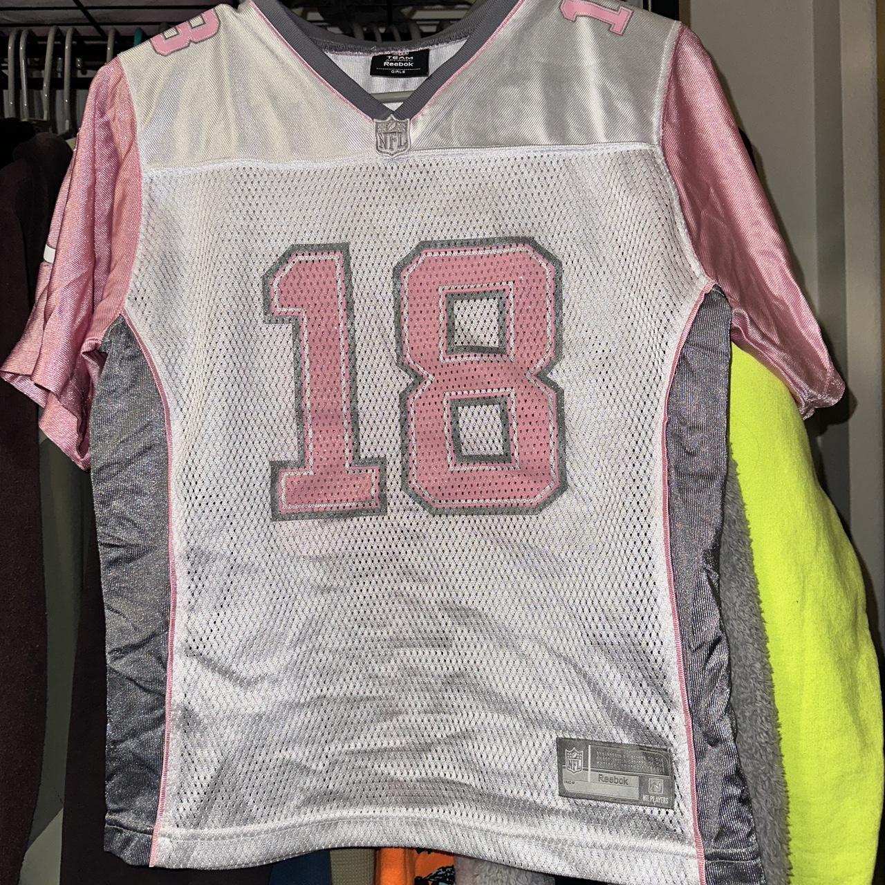 cute girls M pink NFL Manning Jersey! KIDS SIZE... - Depop