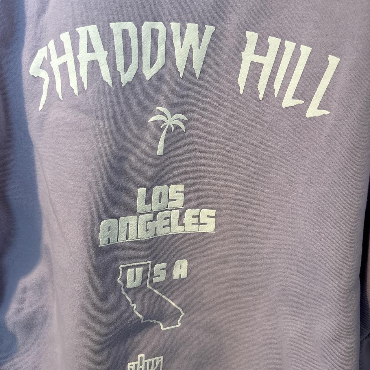 Shadow Hill purple hoodie size: medium small stain... - Depop