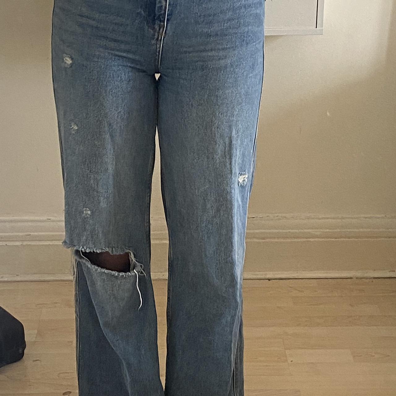 BDG distressed puddle Jean in blue - would fit... - Depop