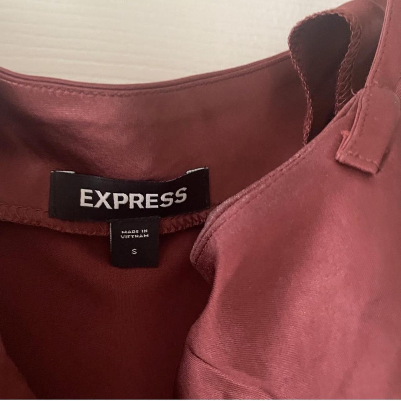 Express Women's Brown Dress | Depop
