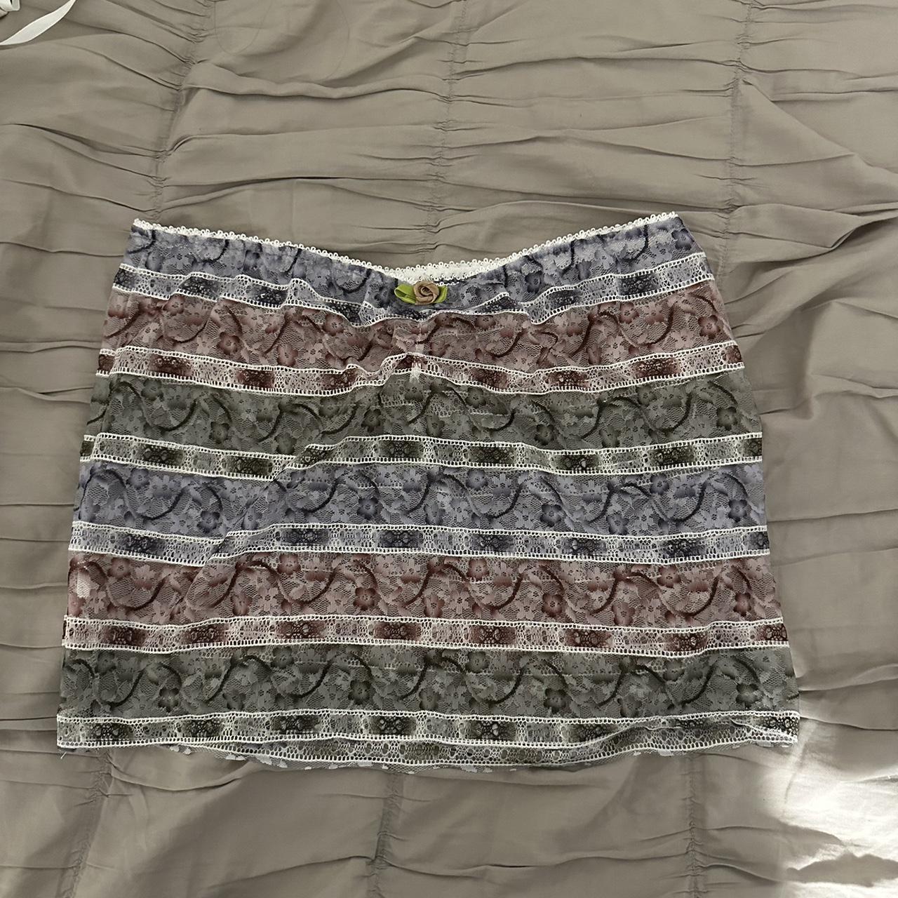 Multicolored layered mesh tube top Super cute and... - Depop