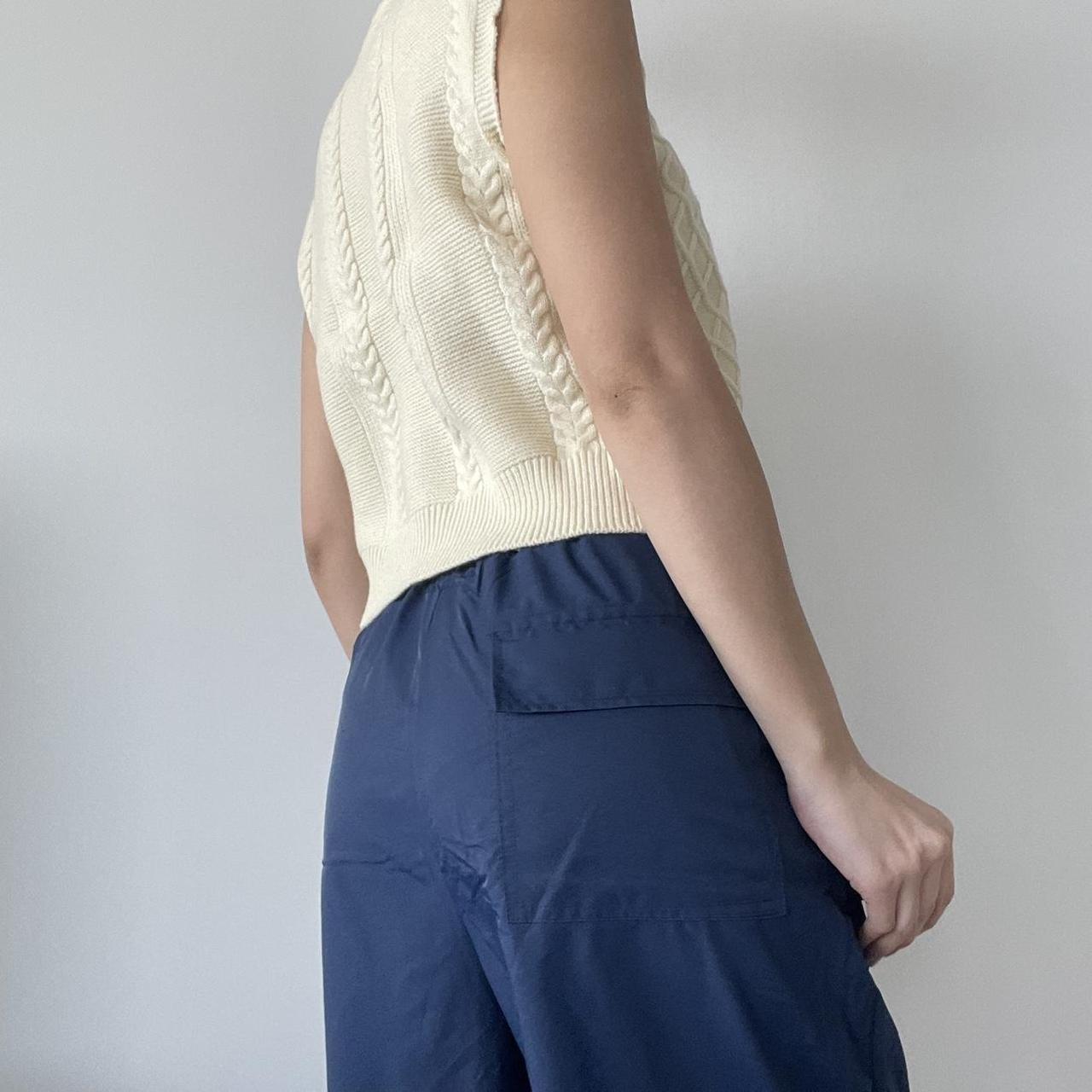 Women's Cream and Purple Jumper | Depop