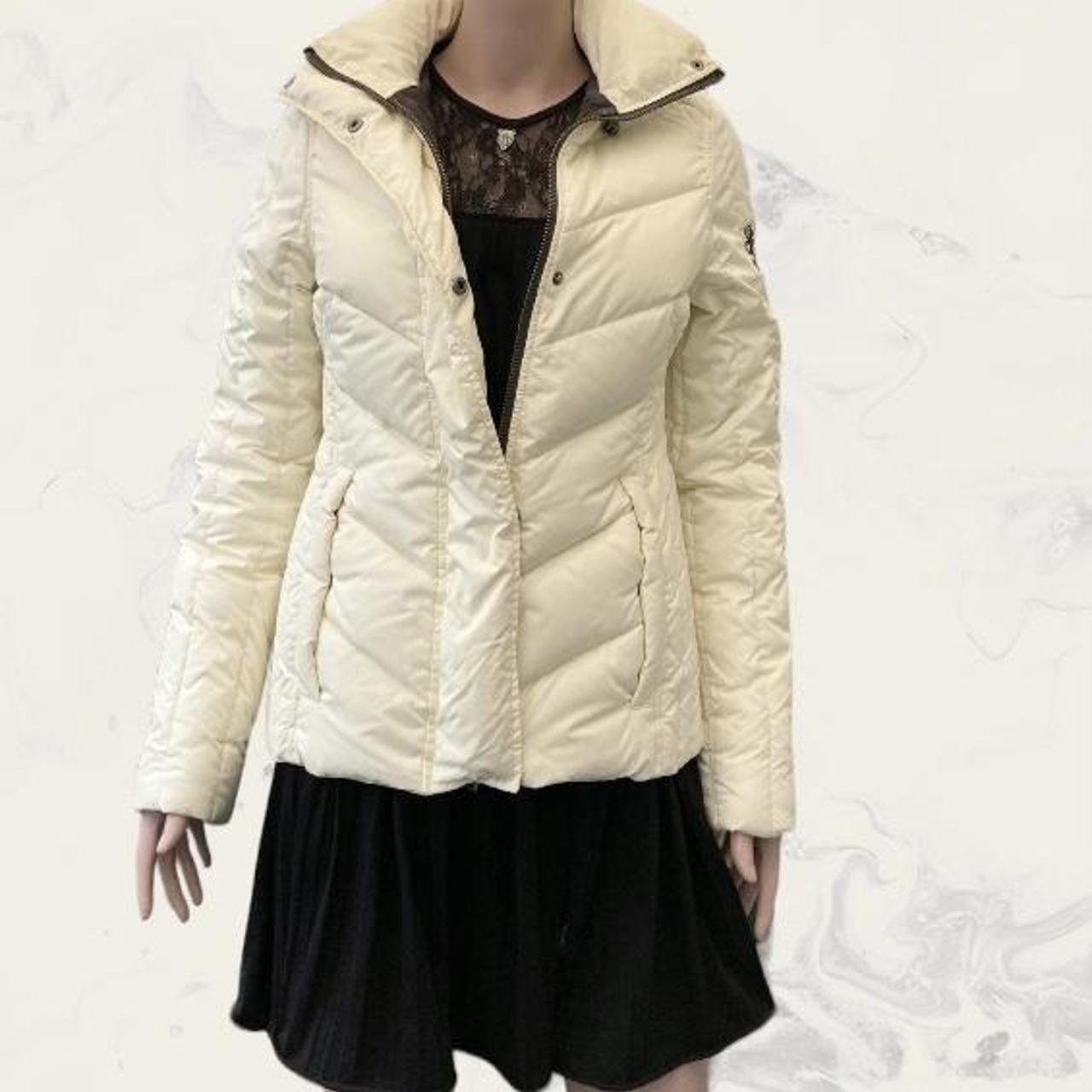 Miss Sixty Women's Cream Jacket | Depop