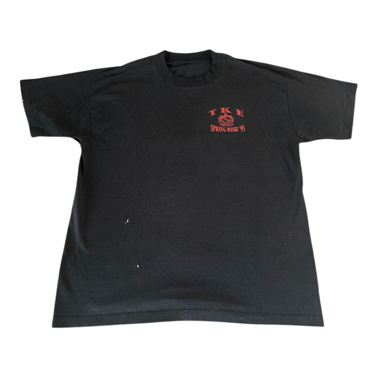 Vintage 1992 tKE Spring Rush Fraternity Large Shirt... | Depop