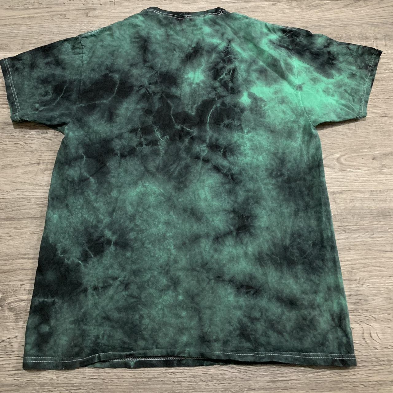 Marvel Infinity Saga Loki Green Acid Wash Tie Dye... - Depop