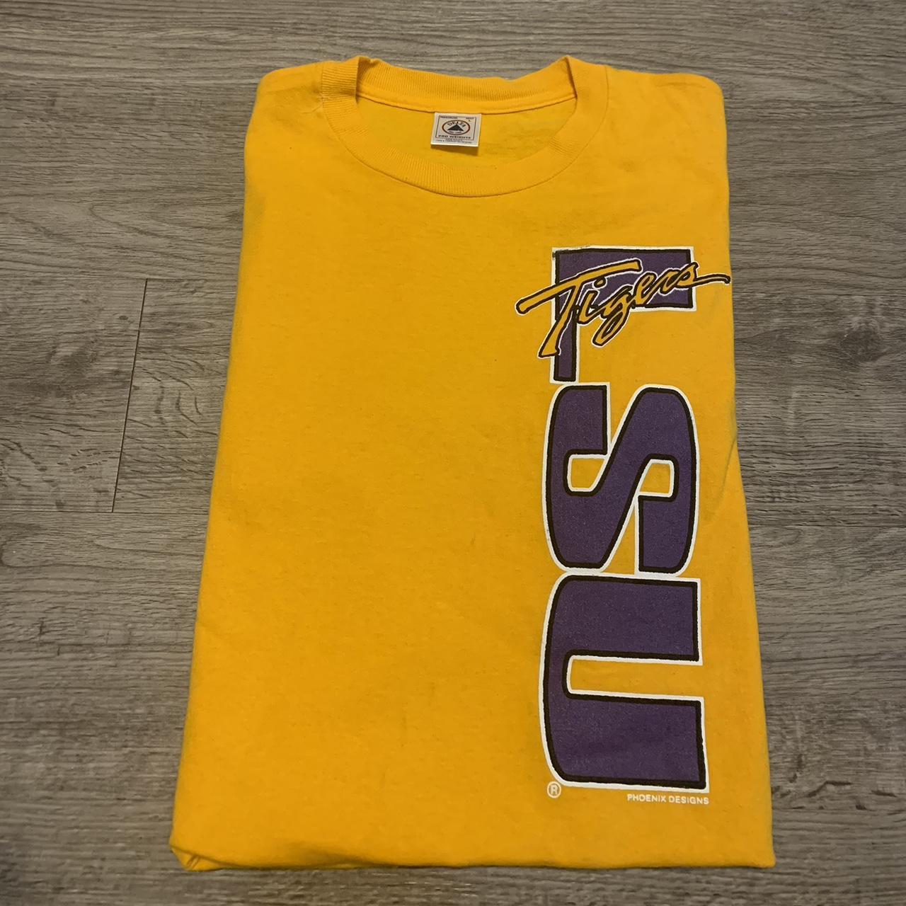 Vintage LSU Tigers Horizontal Font Louisiana State... - Depop