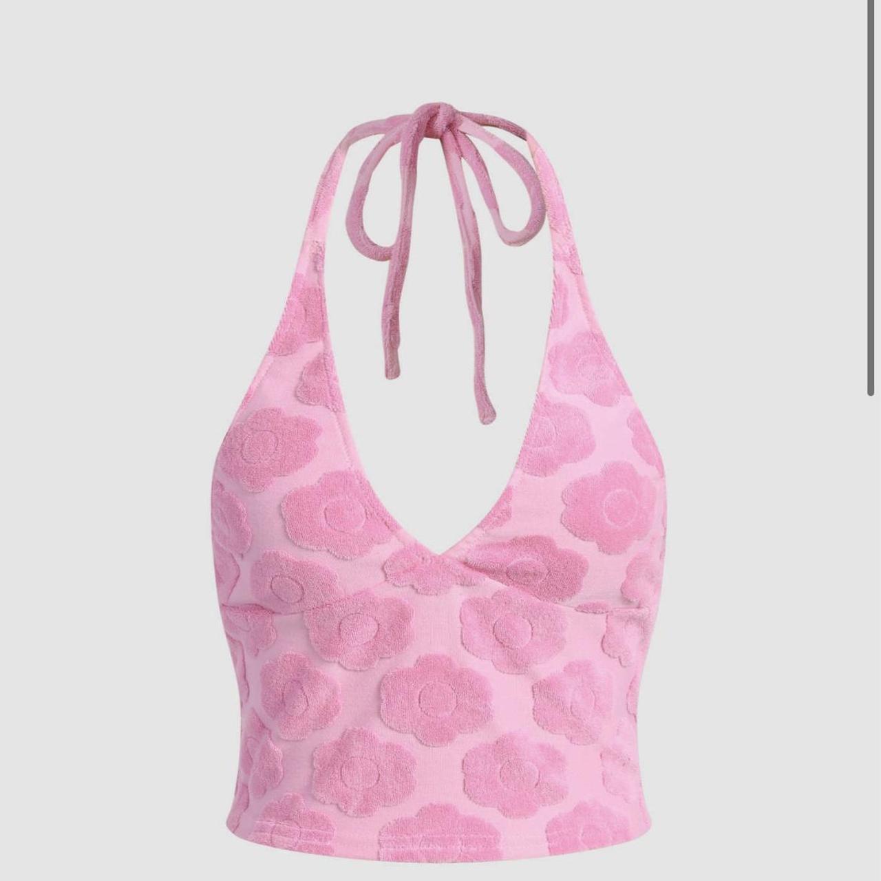 Cider Women's Pink Vest | Depop