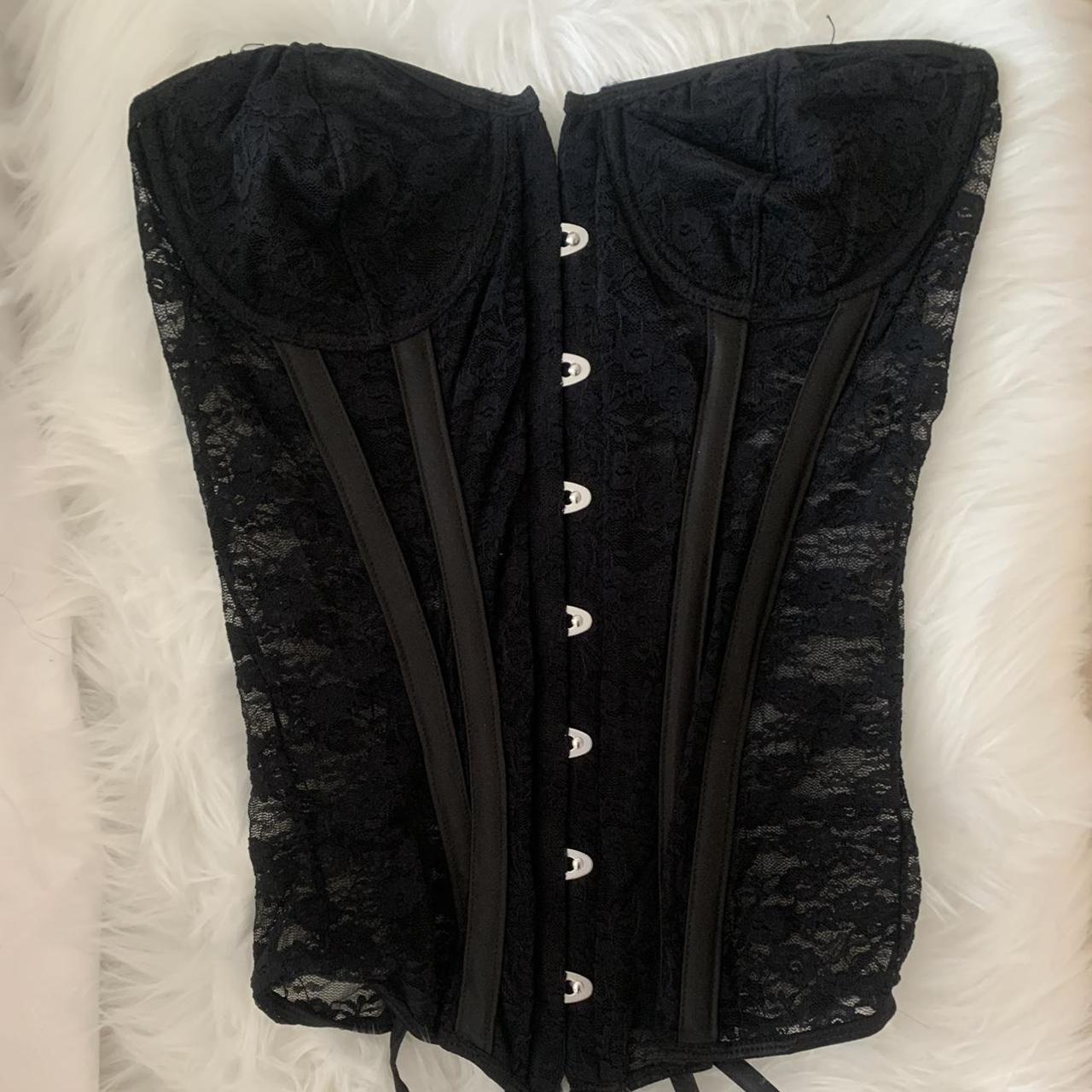 Women's Black Corset | Depop