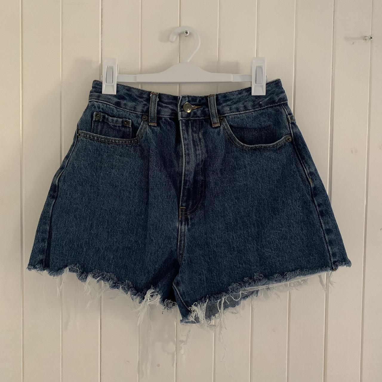Glassons high waisted a line denim shorts. For true... - Depop