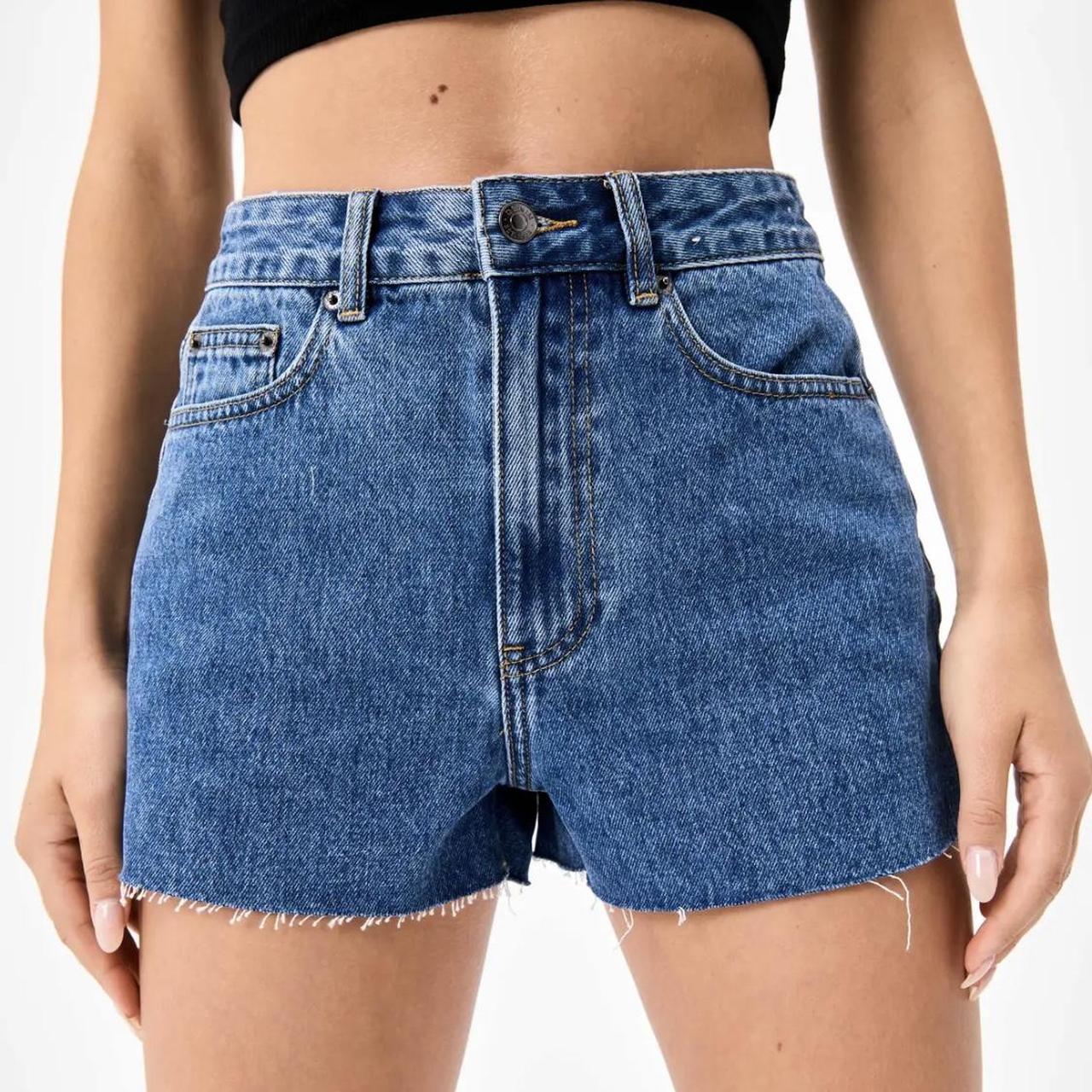 Glassons high waisted a line denim shorts. For true... - Depop