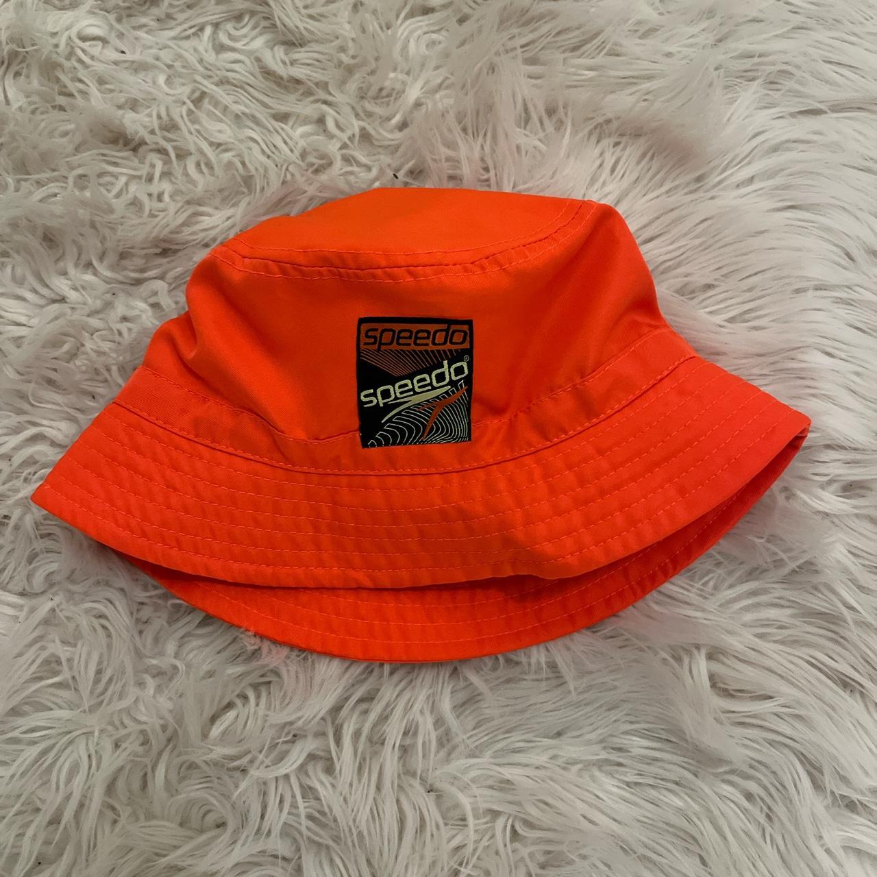 Neon speedo bucket hat. #ravehat #buckethat... - Depop