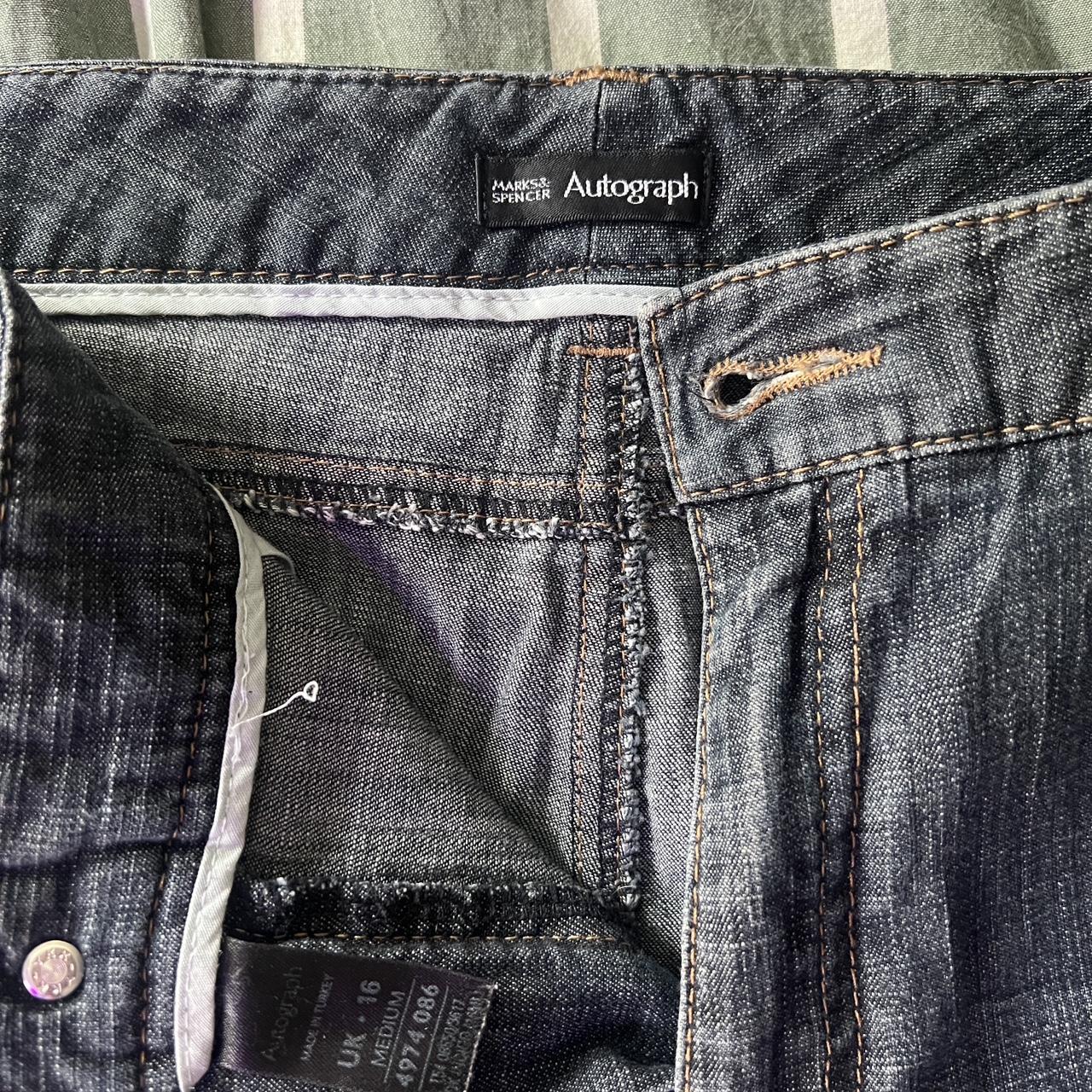 AUTOGRAPH low rise flared jeans very nice silhouette - Depop