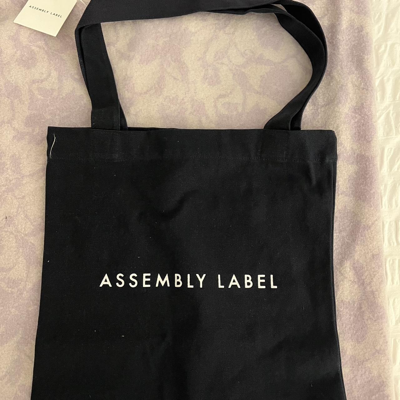 Assembly Label Canvas Navy Tote Navy Blue Brand... - Depop
