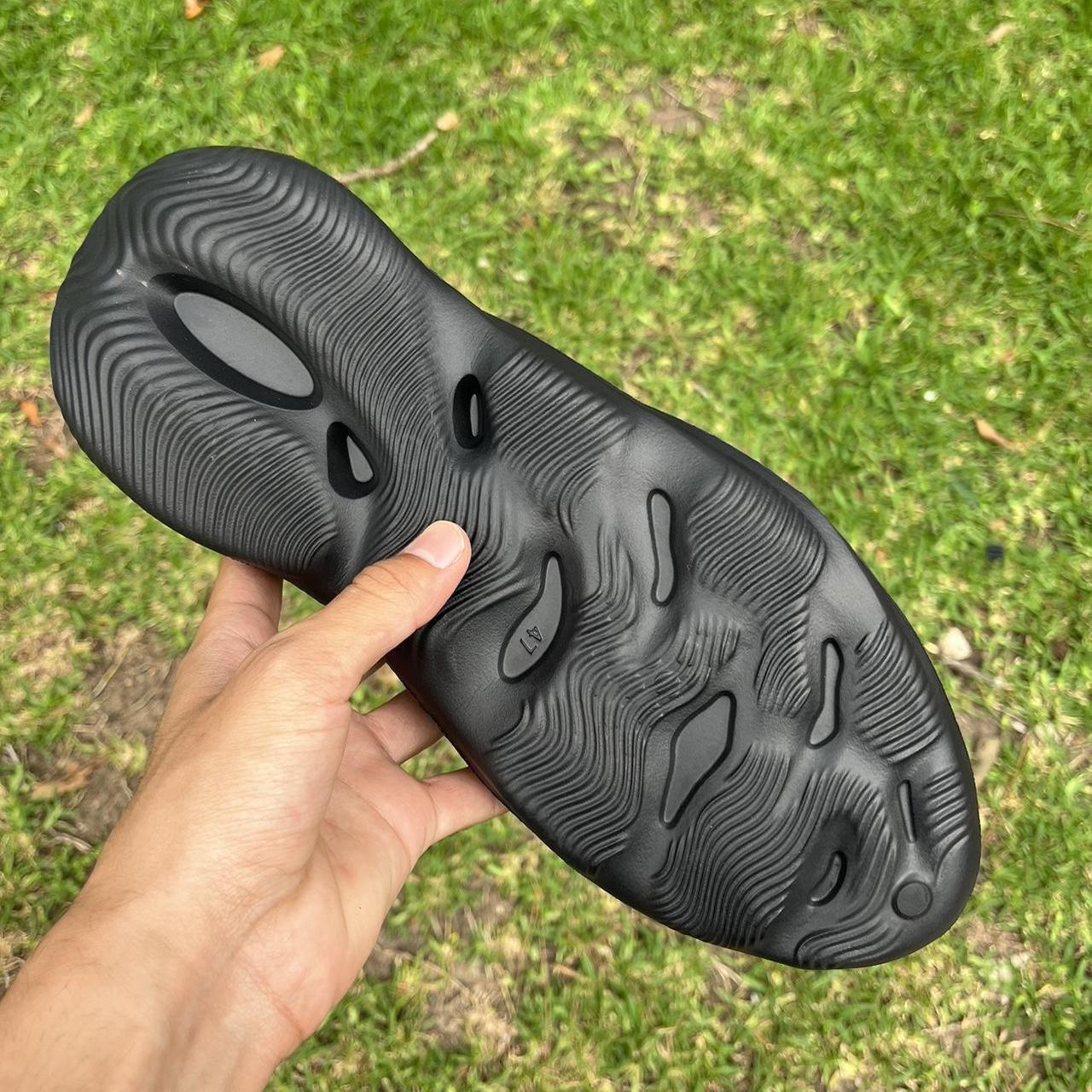 Foam runner foamrunner black slipper slides... - Depop