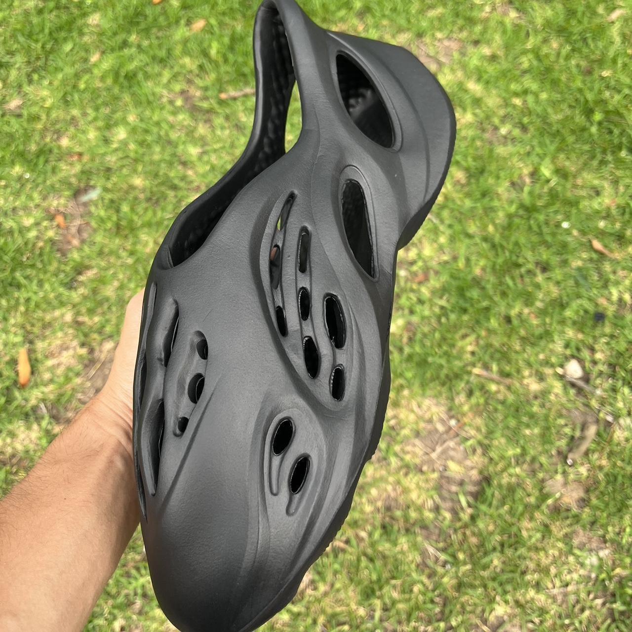 Foam runner foamrunner black slipper slides... - Depop