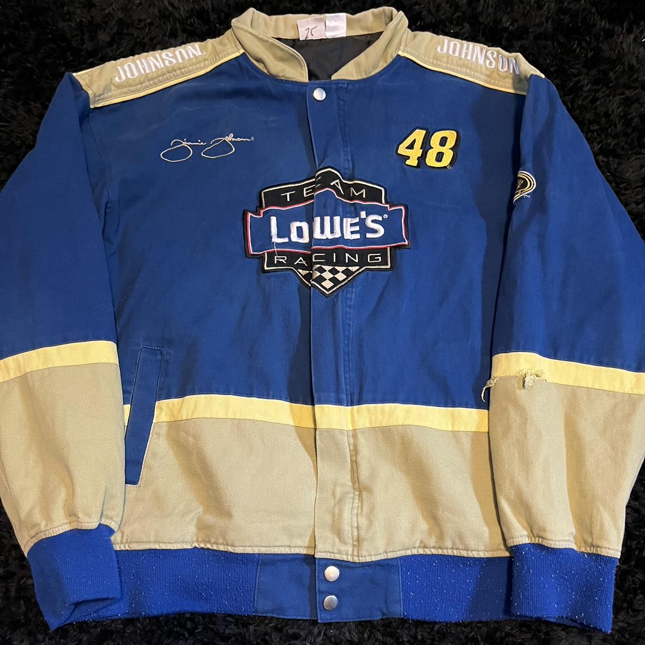 NASCAR Men's Blue Jacket | Depop