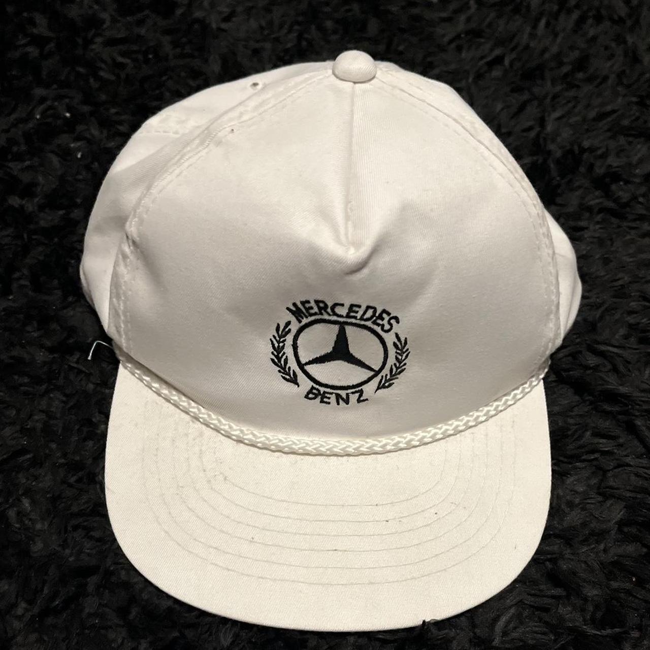VINTAGE Mercedes Benz Hat Cap Adjustable Snapback... - Depop