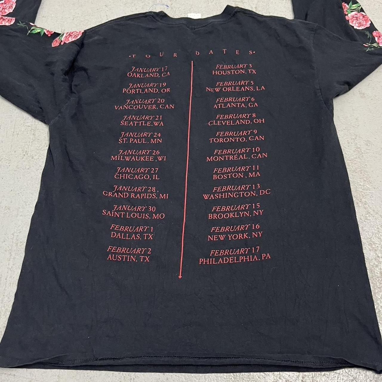 Borns Blue Madonna Concert Tour Black longsleeve... - Depop