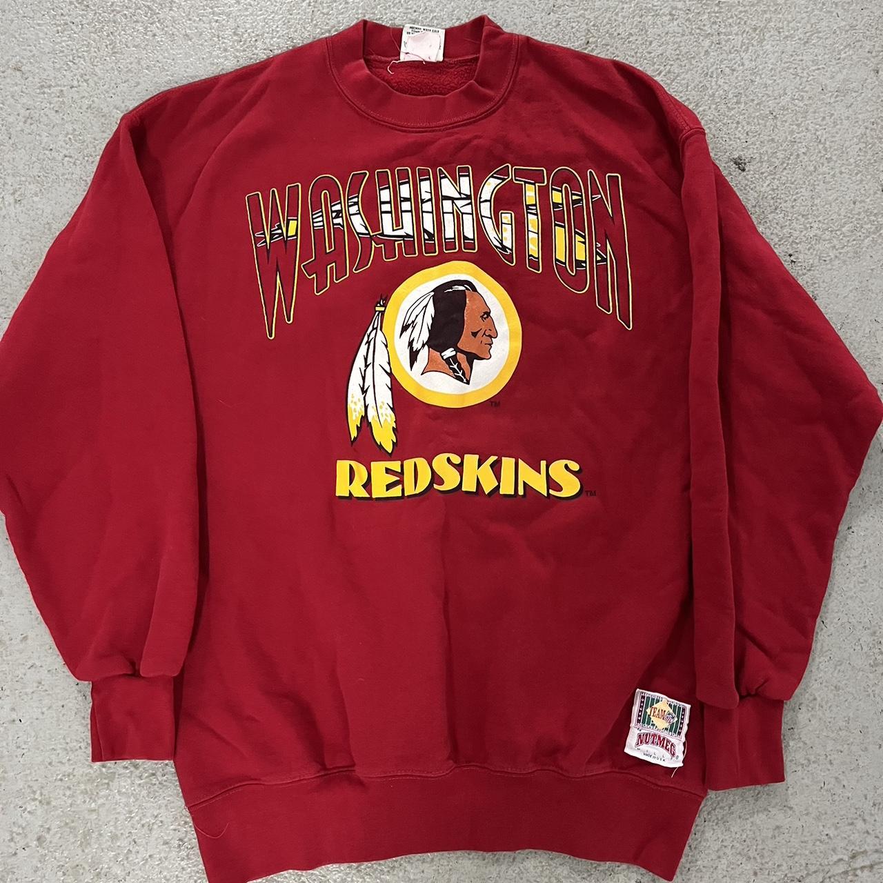Vintage 1993 Washington Redskins Pullover Sweatshirt... - Depop