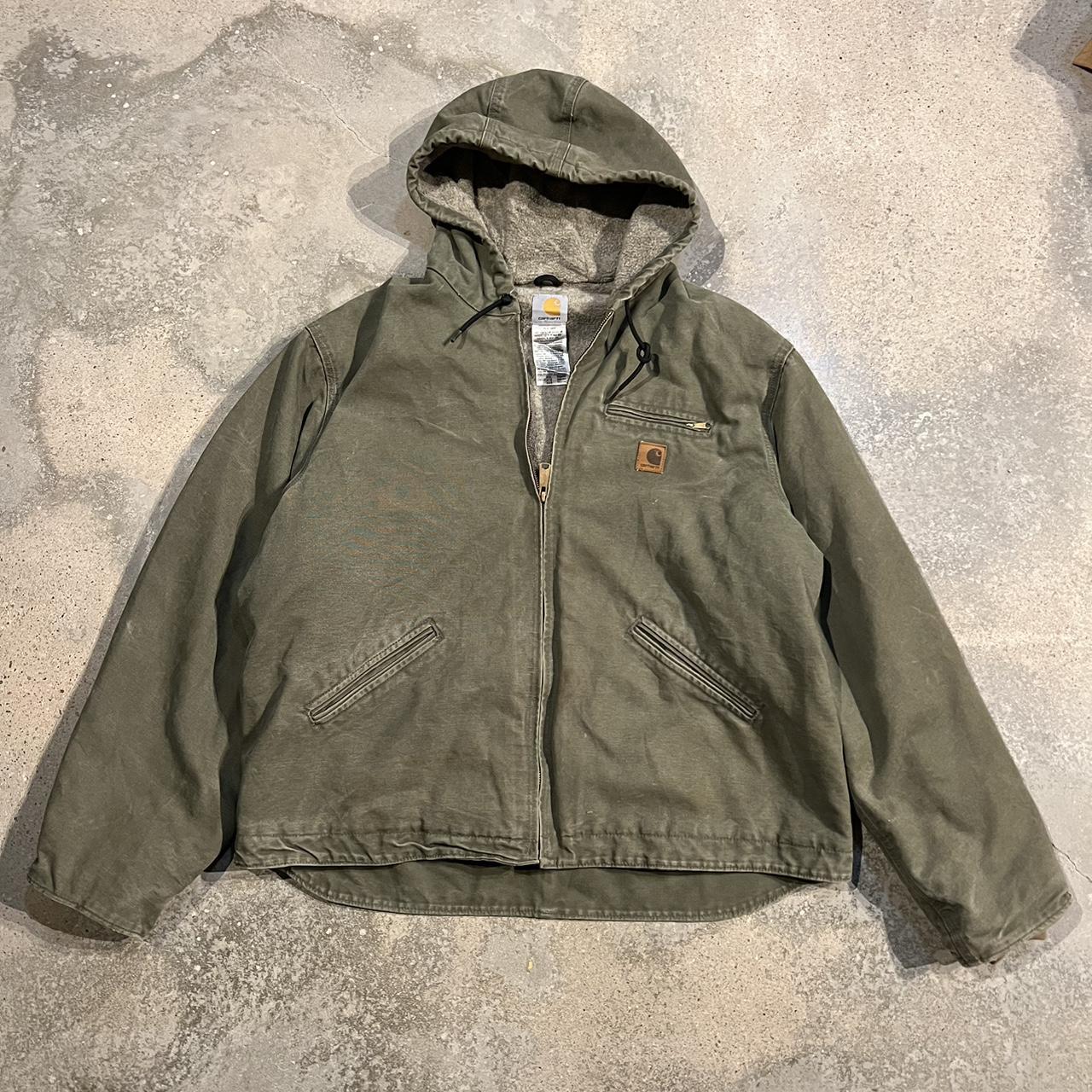Carhartt J141 LOV Olive Green Sandstone Sierra... - Depop