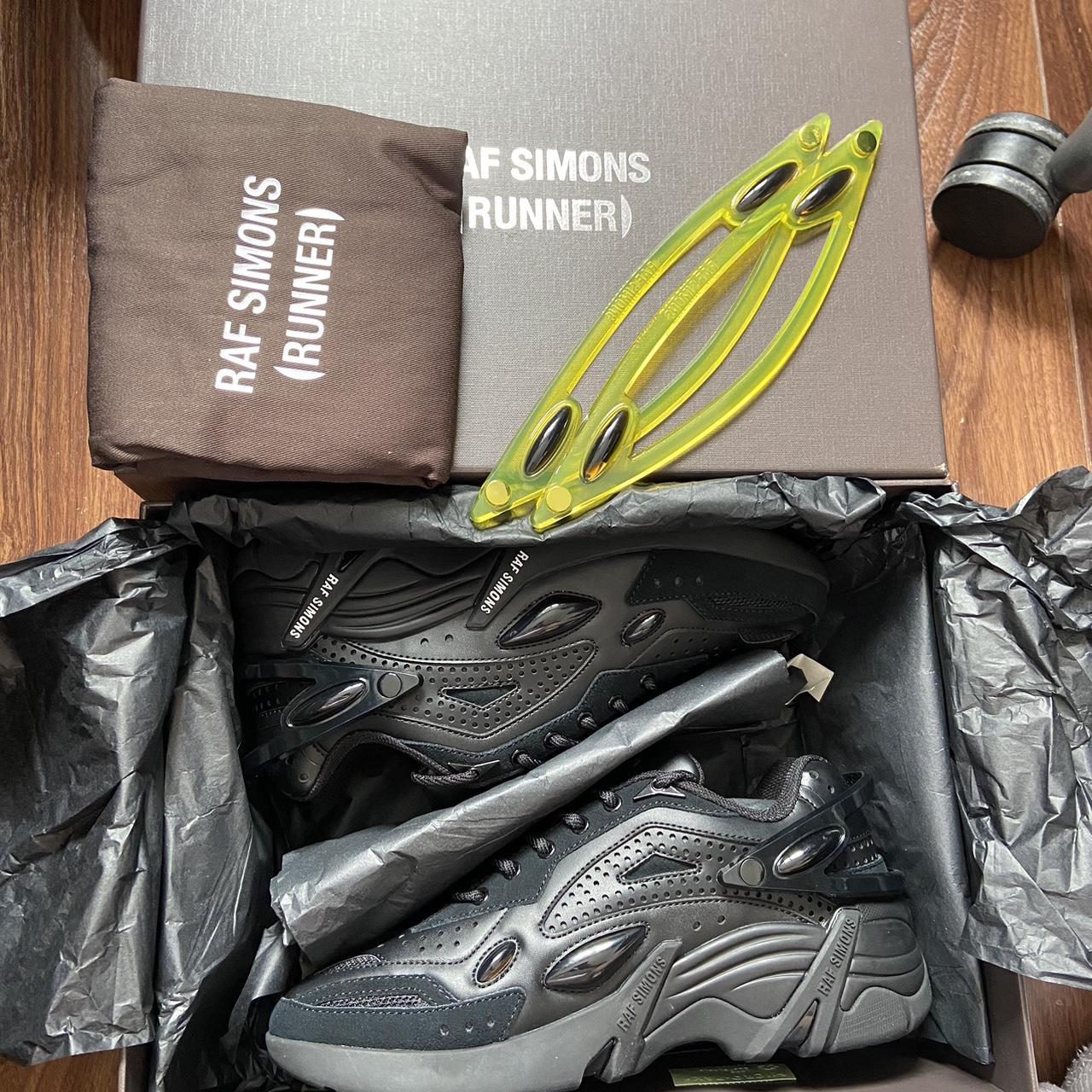 Raf Simons Men's Black Trainers | Depop