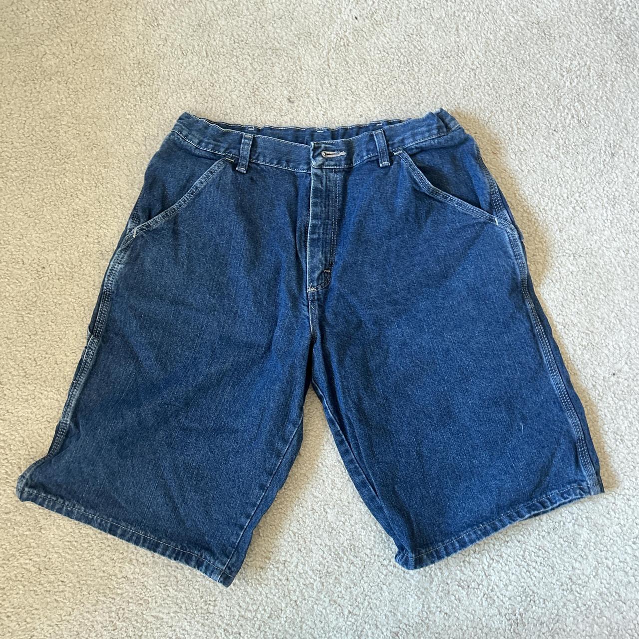 Open to offers :) Wrangler jorts with adjustable... | Depop