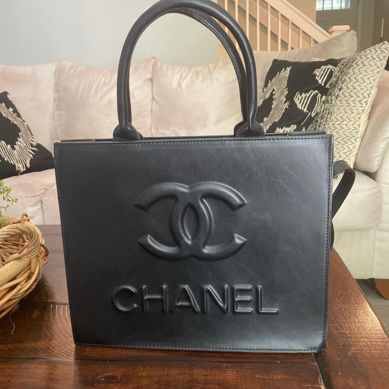 Black Chanel bag. Bought off depop but never used.... - Depop