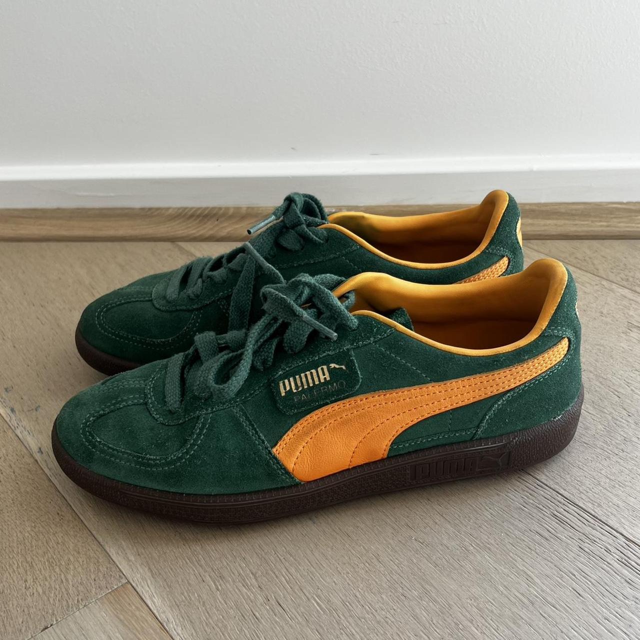 PUMA PALERMO Colour: Vine / Clementine Size: men’s... | Depop