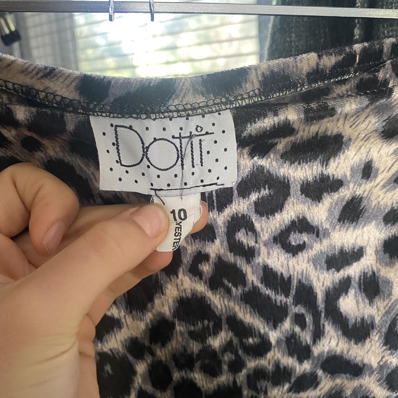Vintage DOTTI leopard print mini skirt 😍💞💞 Size 10 xx - Depop