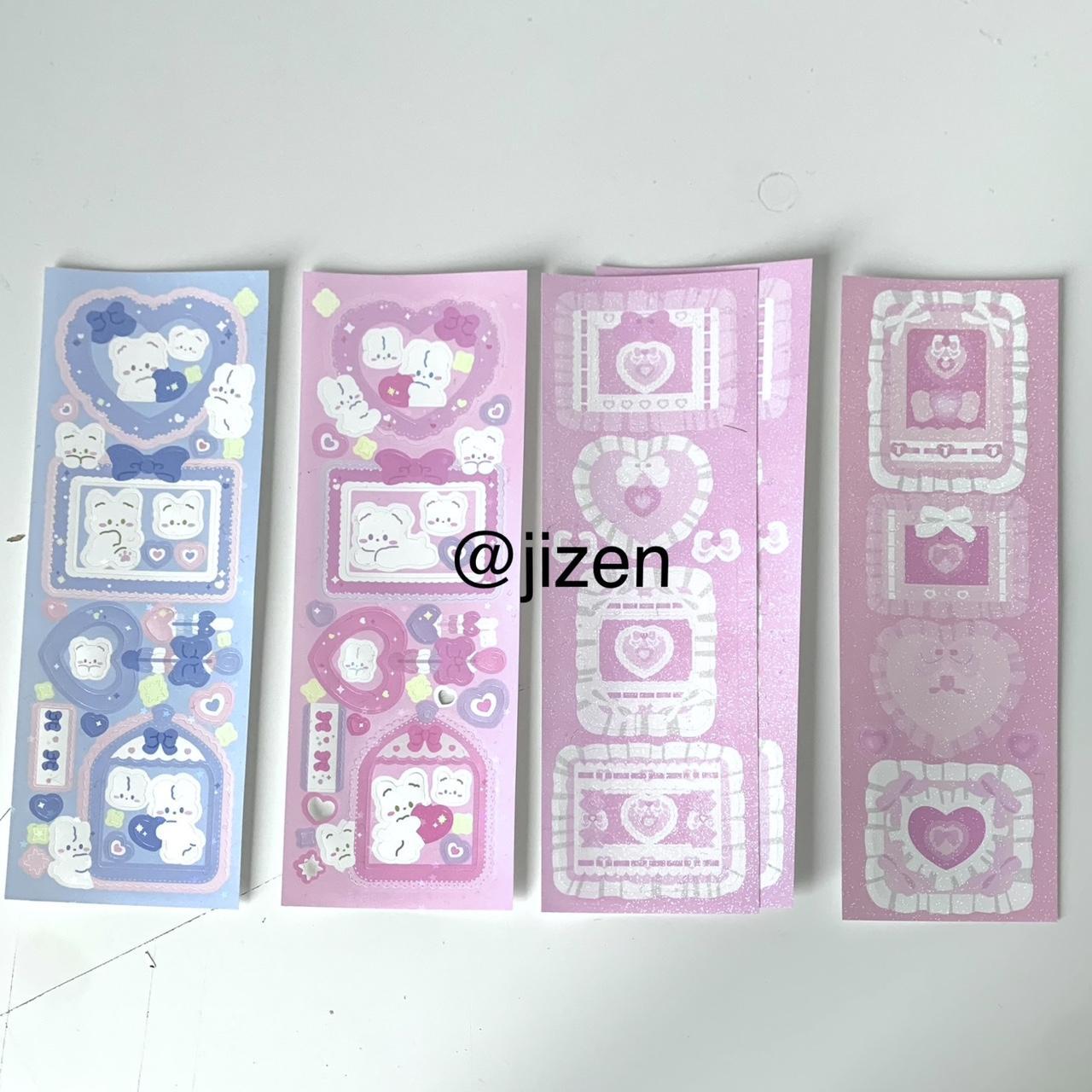 Korean sticker sheet frames £1.50 per... - Depop