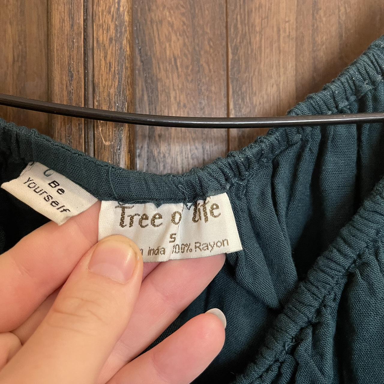 Tree of Life Shirin Top Slight fading to the tie. I... - Depop