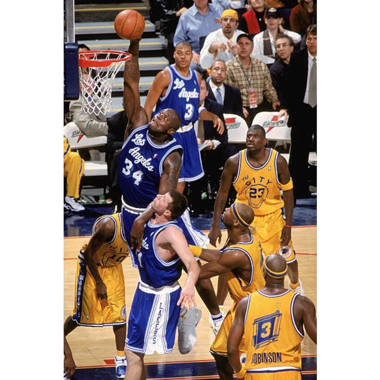 Los Angeles LA Lakers Shaq O'Neal #34 Nike Authentic... - Depop