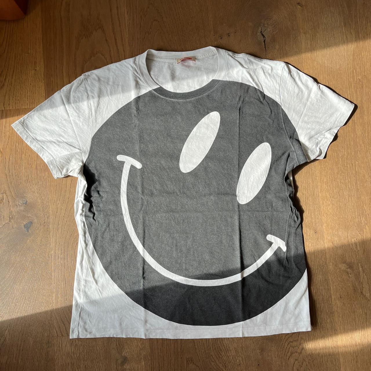 raf simons Smiley tee SS 2020 Size M cond 9/10 free... - Depop