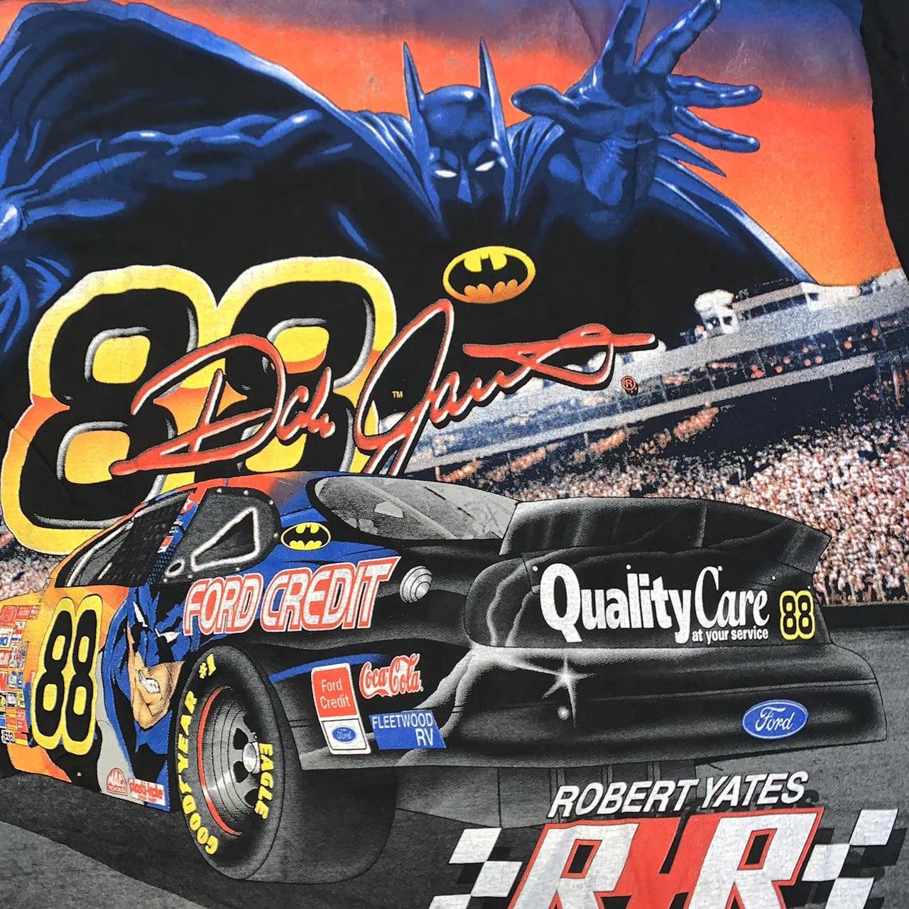 Vintage 1998 Rare Batman Nascar Tee Size XL... - Depop