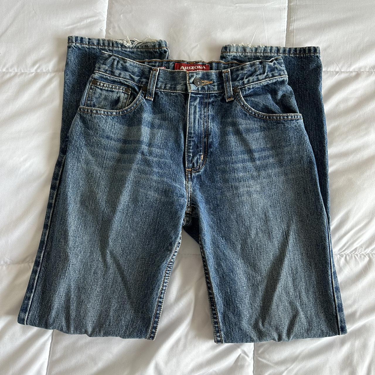 straight leg jeans arizona straight leg denim... - Depop