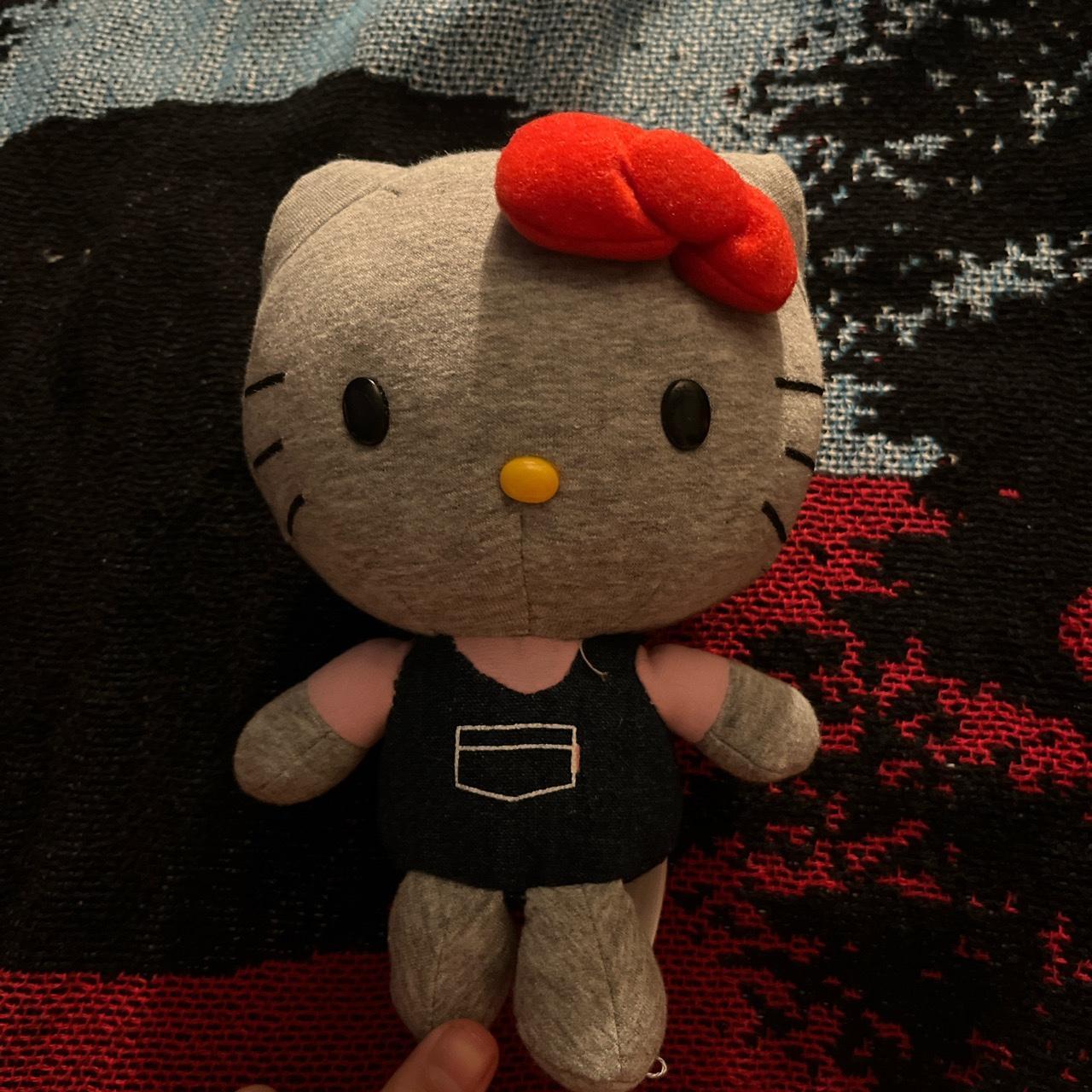HELLO KITTY Little grey plushie The cutest little... - Depop