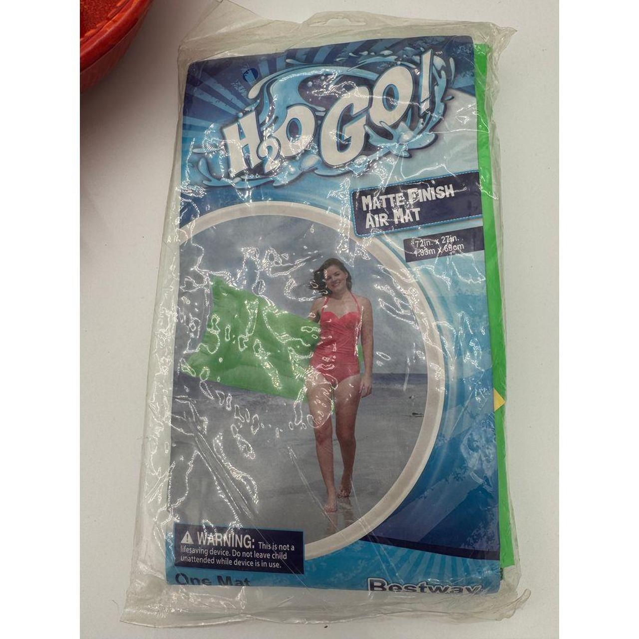 H2O Go Inflatable Air Mat Swimming Pool Float Green... | Depop