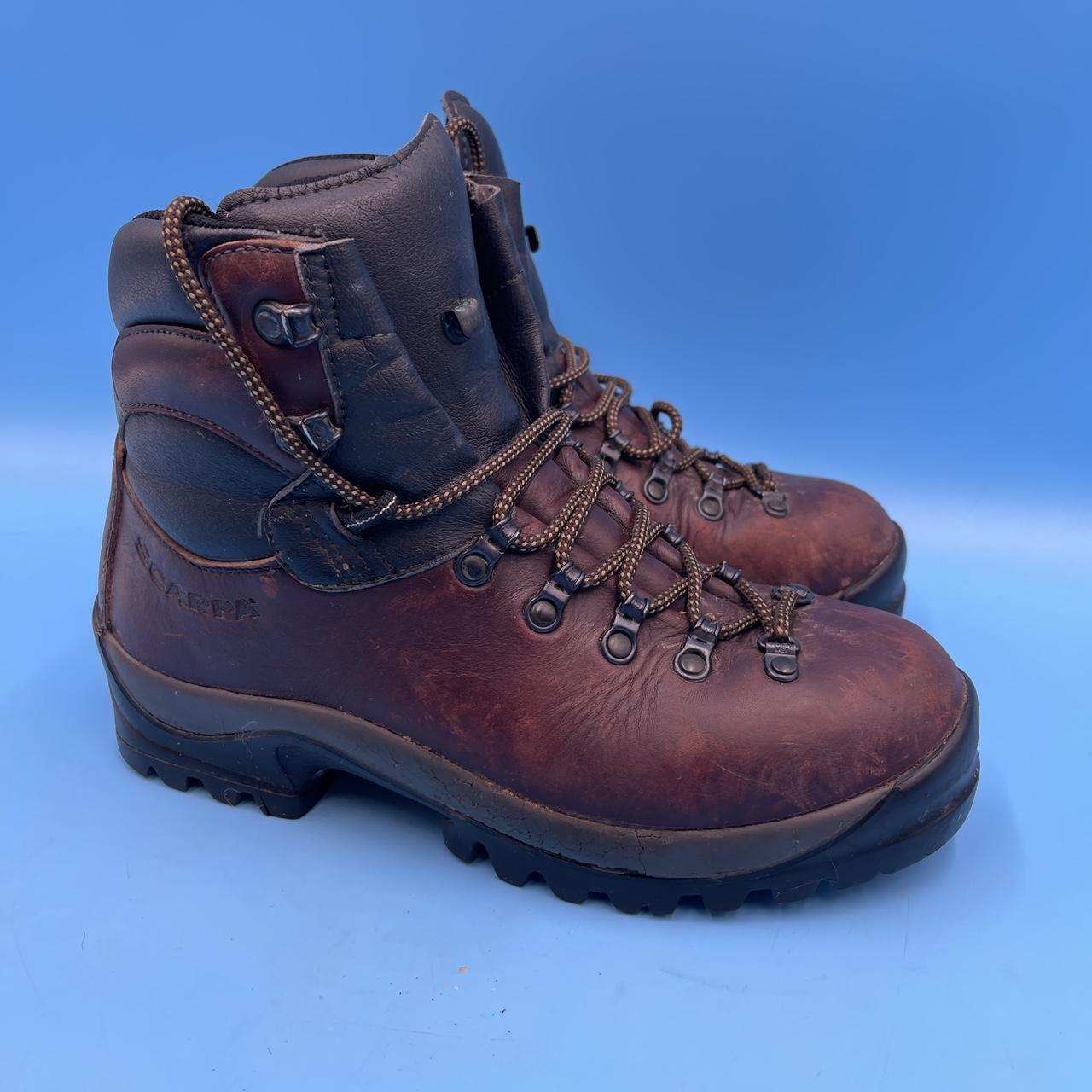 Scarpa 66002 BX Vibram Men's Brown Leather Walking... | Depop