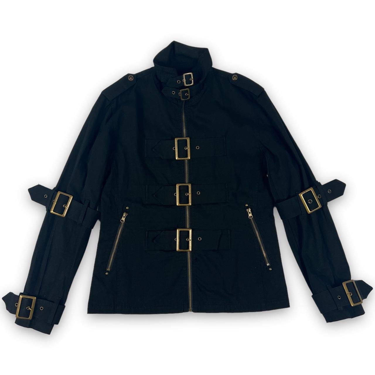 Vintage Japanese brand bondage jacket Overall good... - Depop