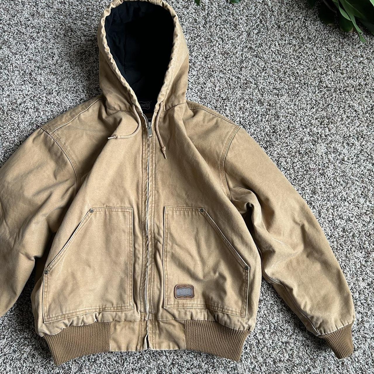Big Smith HEAVY DUTY Zip-Up Jacket -NOT CARHARTT... - Depop