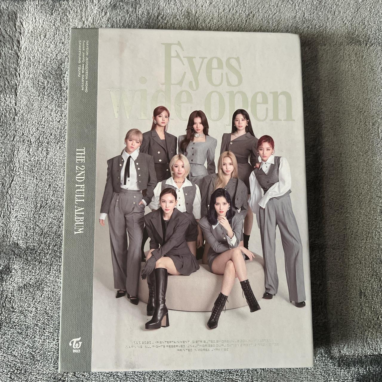 twice eyes wide open album. comes with nayeon cd and... - Depop