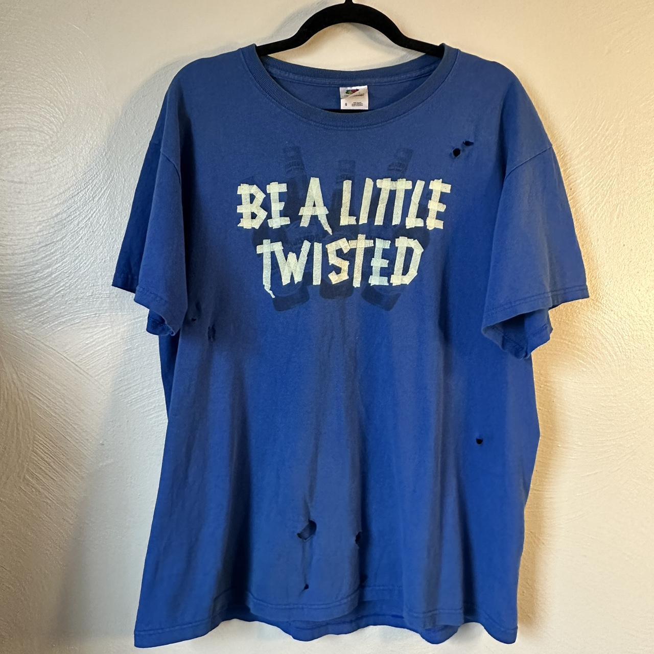 retro distressed twisted tea graphic tee screen... - Depop