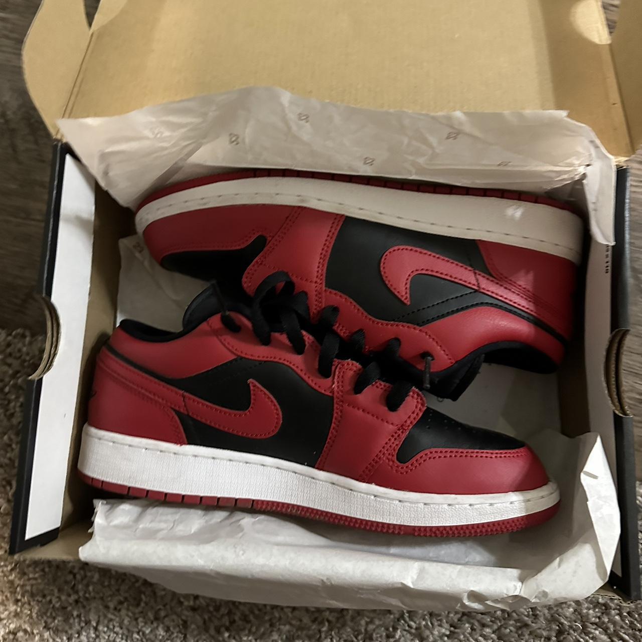 Low Jordan 1 reverse bread Great condition Size 6... - Depop